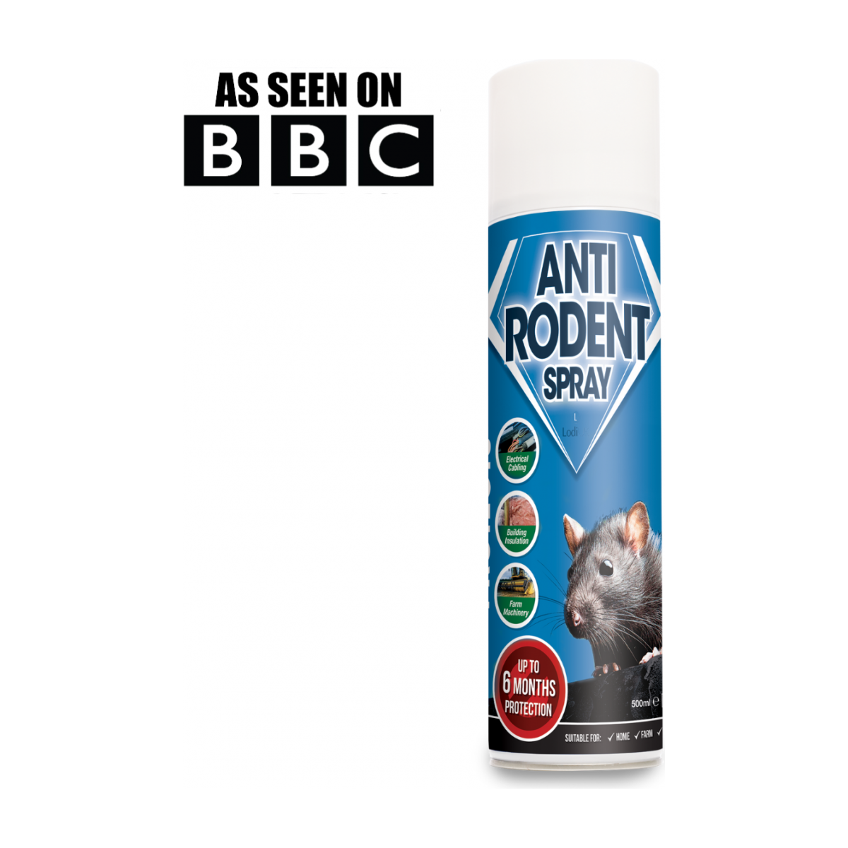 AGRO Rat Mouse Squirrel anti-rodent defense spray
